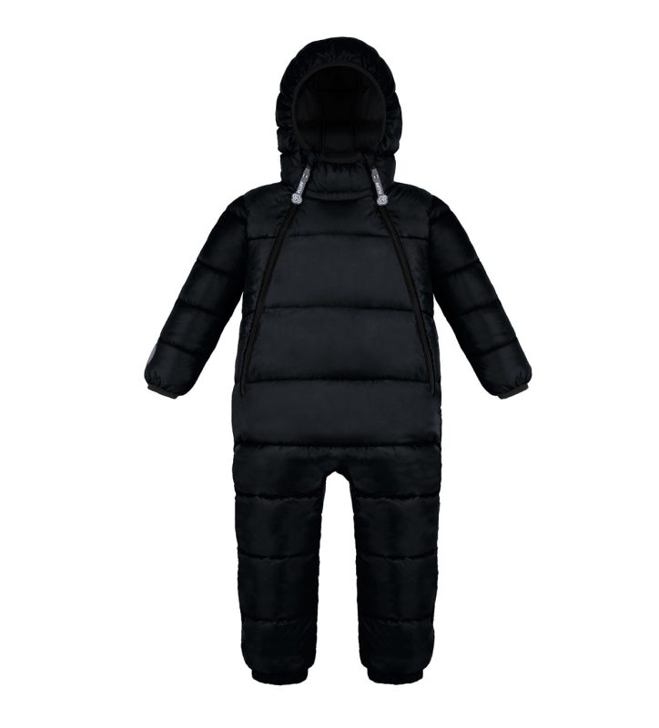 Black big puffer snowsuit - Fluff