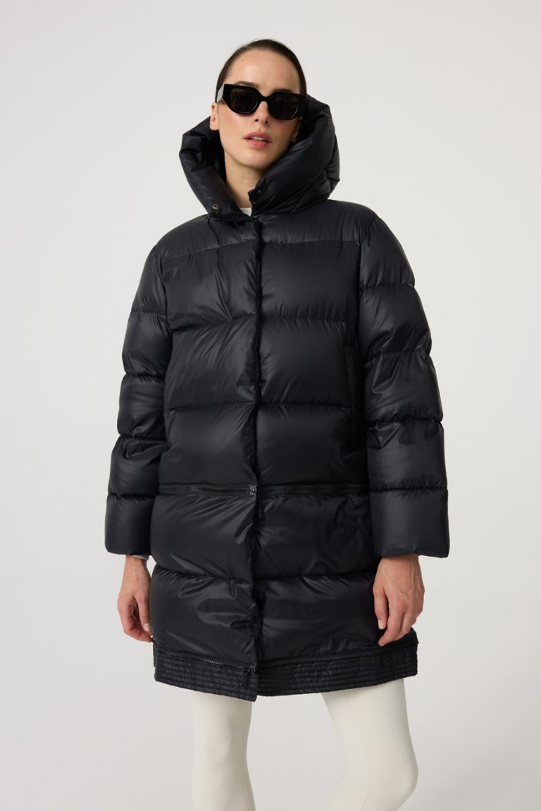 3-lengths coat Black - Fluff